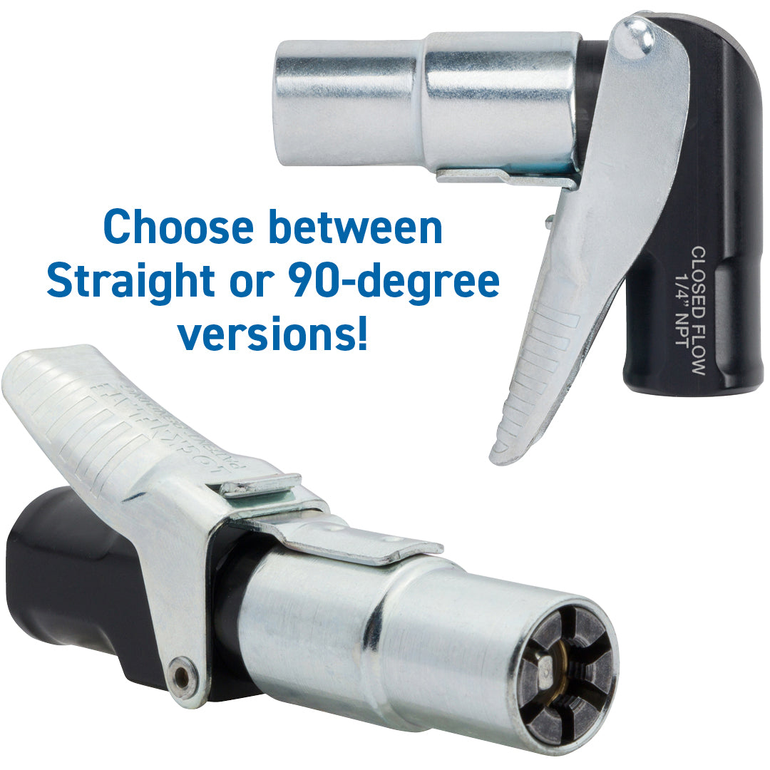 The Right Air Chuck For You: Open vs. Closed, Straight vs. 90° – LockNLube